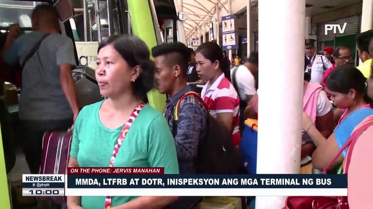 NEWS BREAK: MMDA, LTFRB, at DOTr, ininspeksyon ang mga terminal ng bus ...