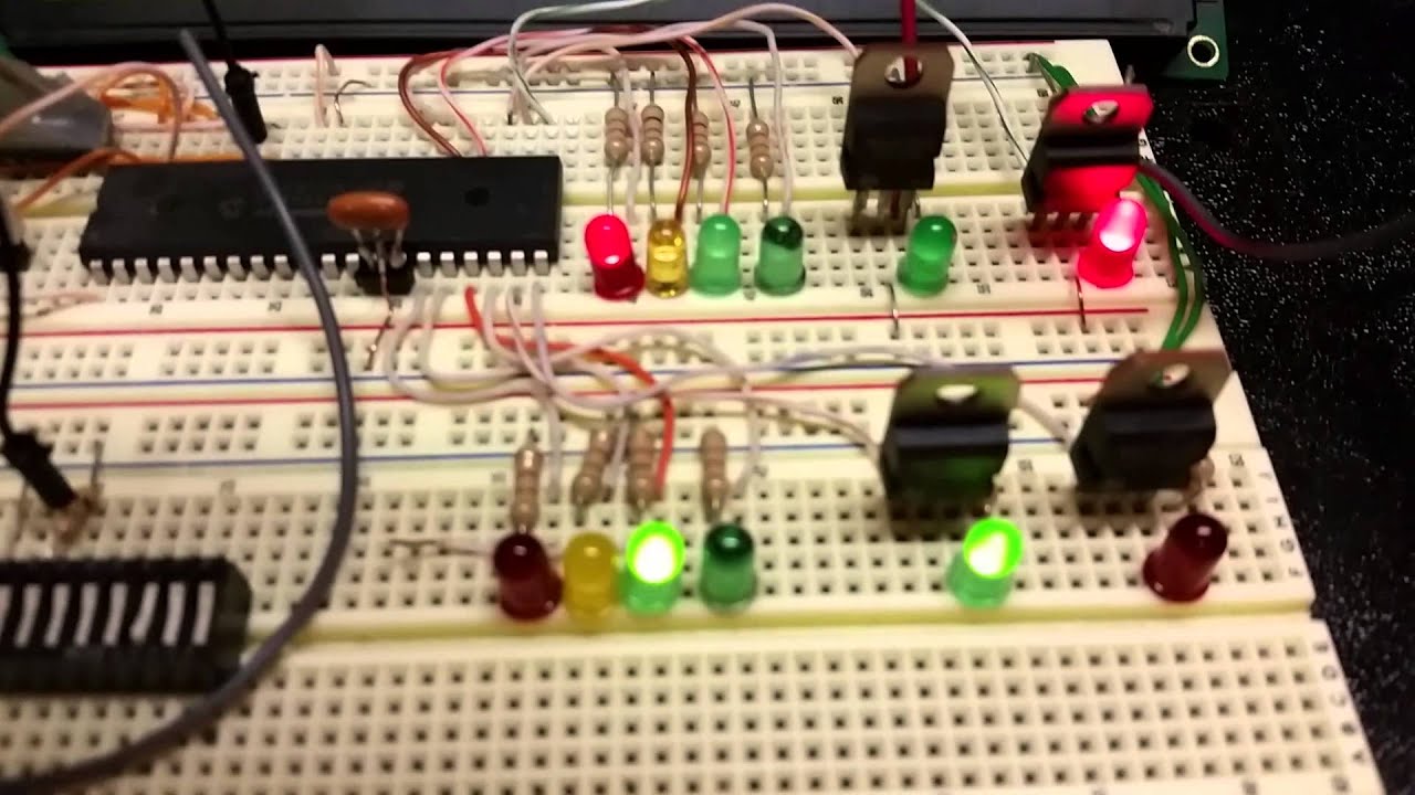 Traffic Signal Control Circuit With Countdown Crosswalk - YouTube