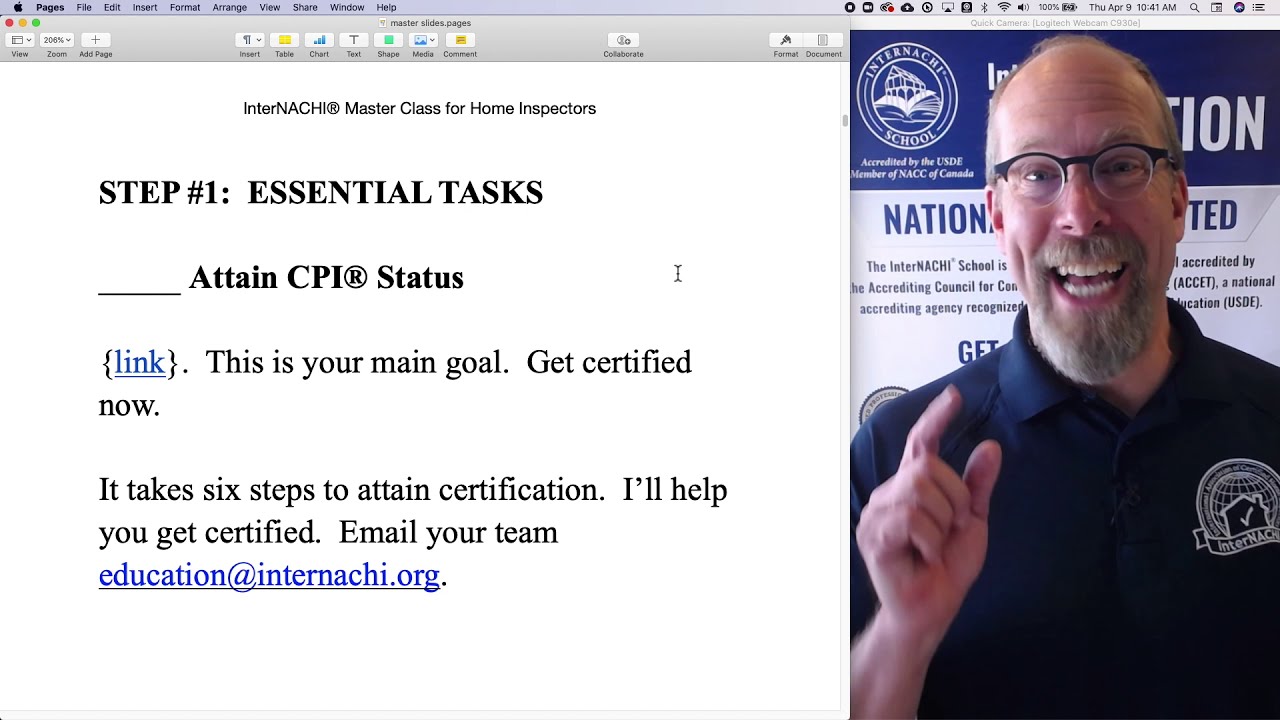Get Certified As a Certified Professional Inspector CPI®: Step #1 ...