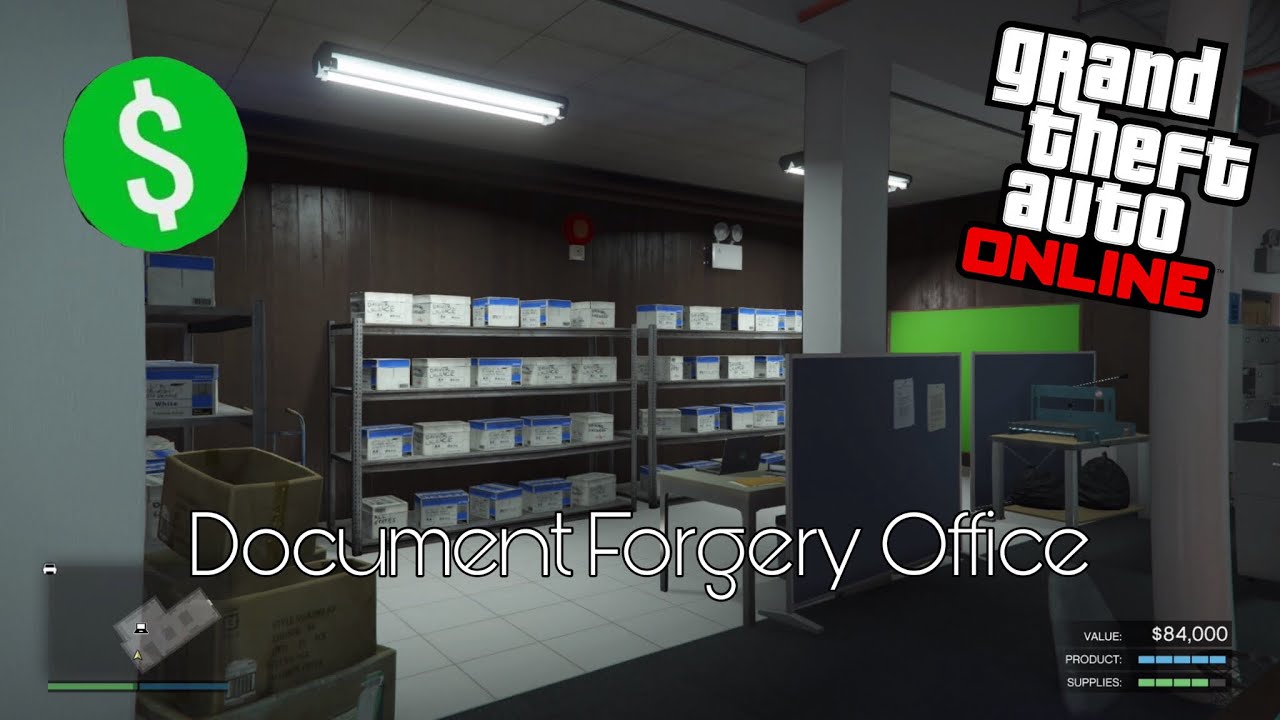 Selling full document forgery office SOLO - GTA ONLINE - YouTube