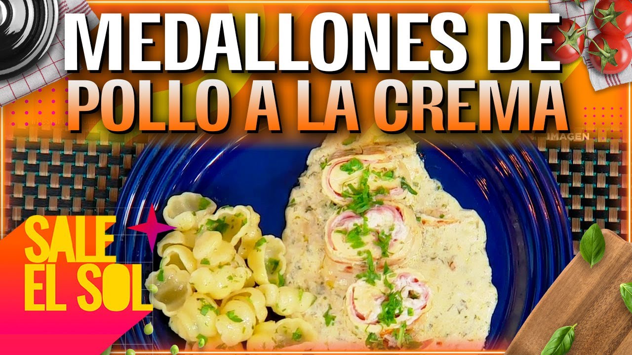 Receta: Medallones de pollo a la crema con la chef Ingrid Ramos y Rafa ...