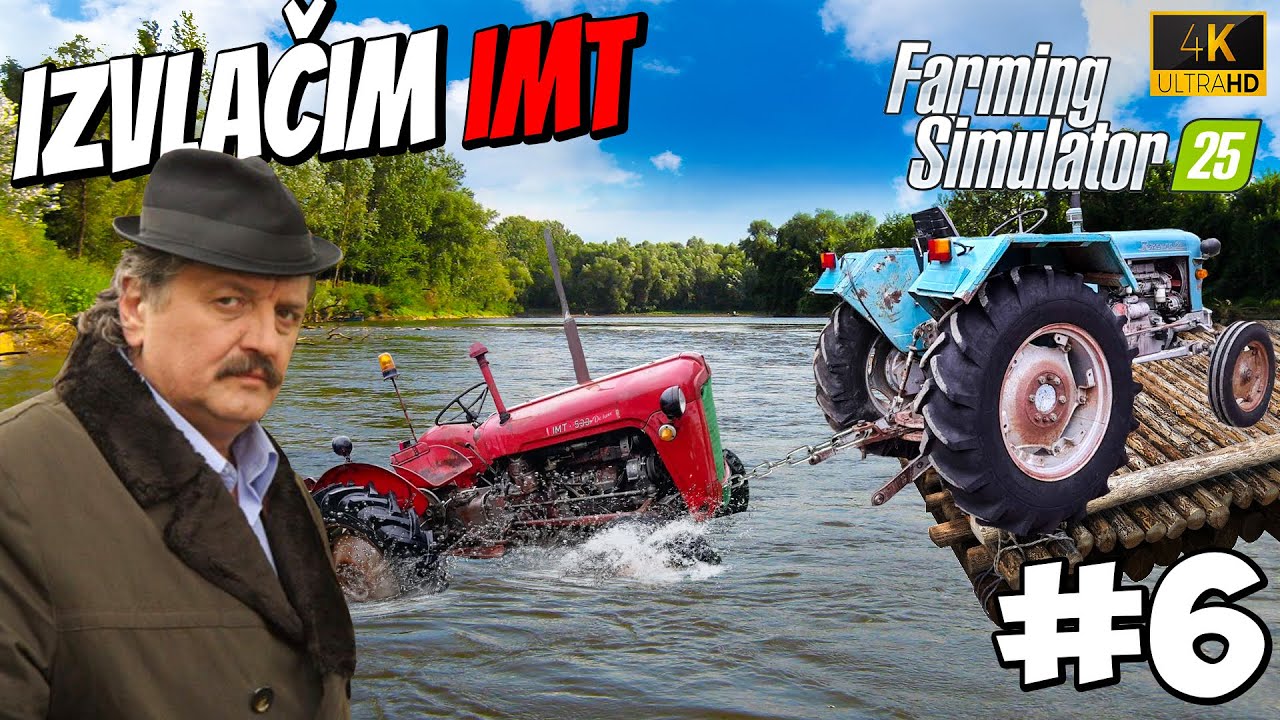 IZVLAČIM RADAŠINOV IMT IZ MORAVE RAKOVICOM! *Yugo Farma 2* Farming 25 ...