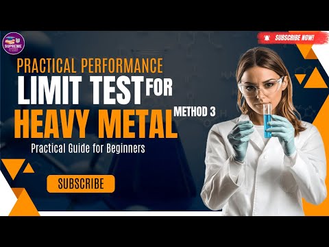 Limit Test of Heavy Metal | Method III |#pharmacy #inorganicchemistry ...
