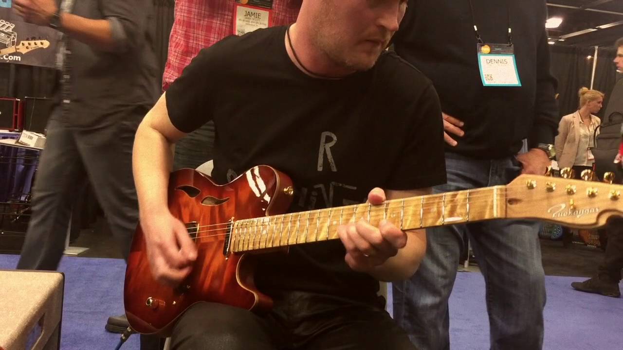 Toni Pulkkinen @The Namm Show 2016 with Ruokangas Guitars - YouTube