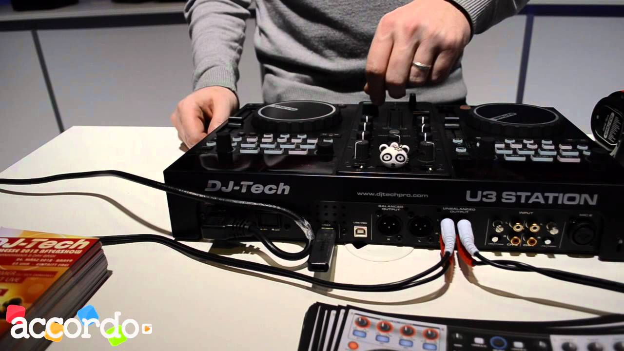 Musikmesse 2012 - Dj-Tech U3 Station & 4MIX - YouTube
