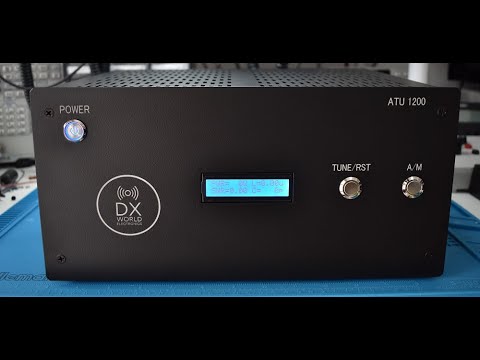 HF ATU 1200 auto/manual tune function - YouTube