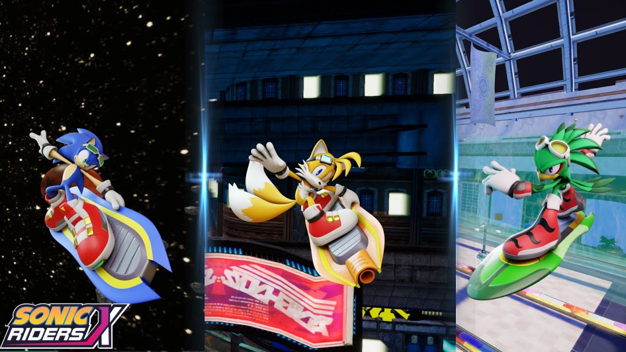 Sonic Riders X Custom Stages Remastered - YouTube