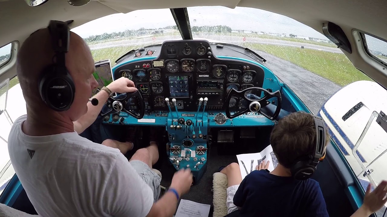 Returning from Sun n Fun in the Beech 18 - YouTube