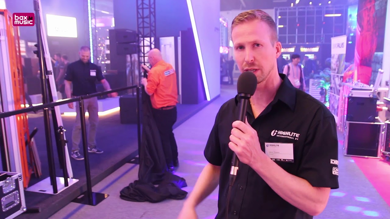 Showtec Pipe & Drape system - Prolight & Sound 2018 - YouTube