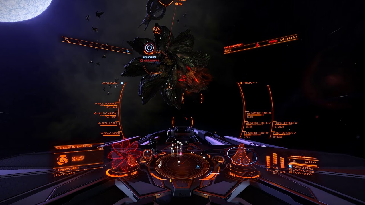 Elite Dangerous 2.4: Experimental Weapons vs Thargoid Interceptor - YouTube