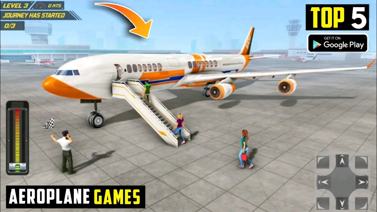 TOP 5 REALISTIC FLIGHT SIMULATOR GAMES FOR ANDROID | Top 5 Aeroplane ...