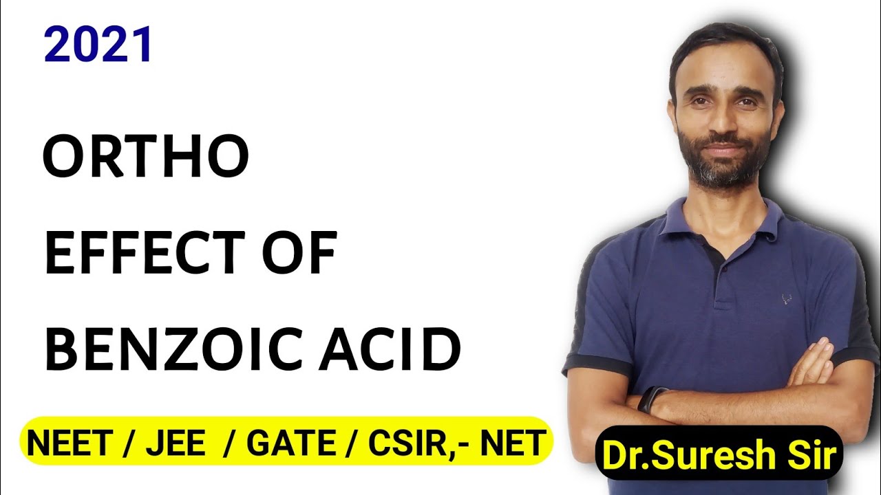 ortho effect of benzoic acid / effect of substituents on acidic ...