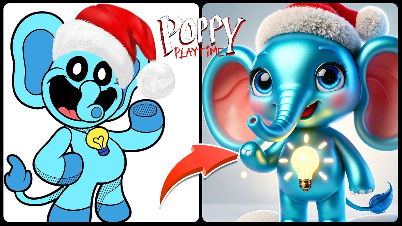 Poppy Playtime in Real Life | Bubbabubbaphant #poppplaytime #irl - YouTube