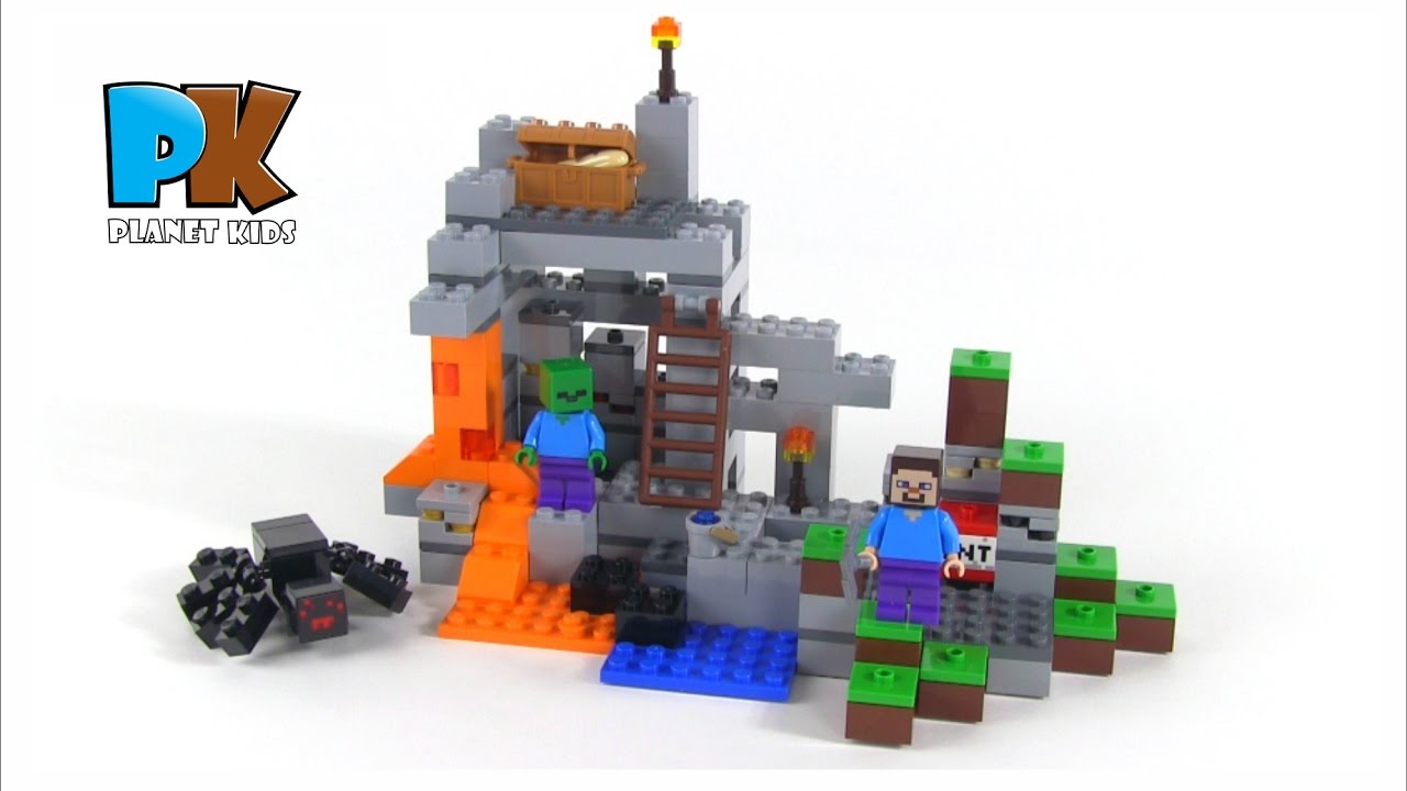 Lego Minecraft 21113 The CAVE - Speed Build - YouTube
