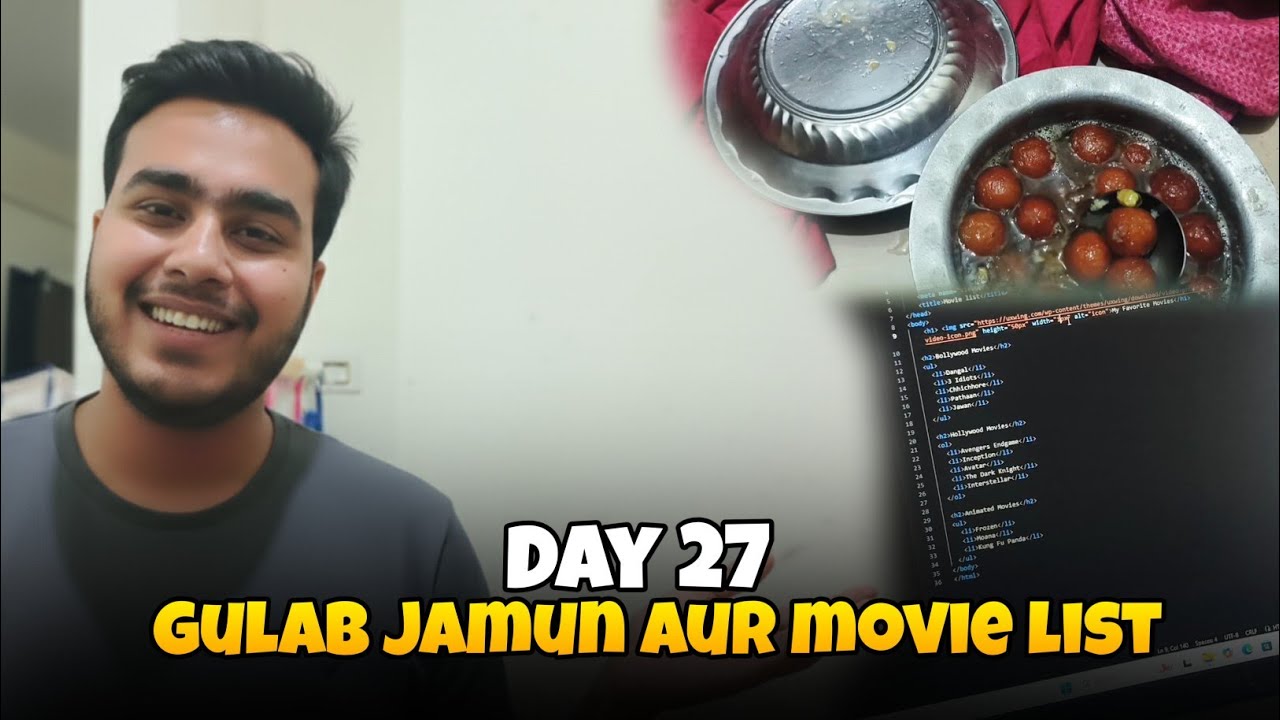 HTML Movie List Page - Day 27 "Learning Frontend Development with Me ...