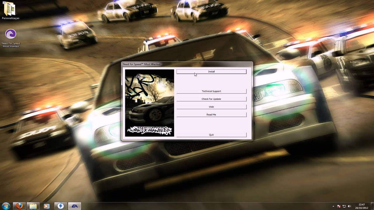 como baixar e instalar o NFSMW - YouTube