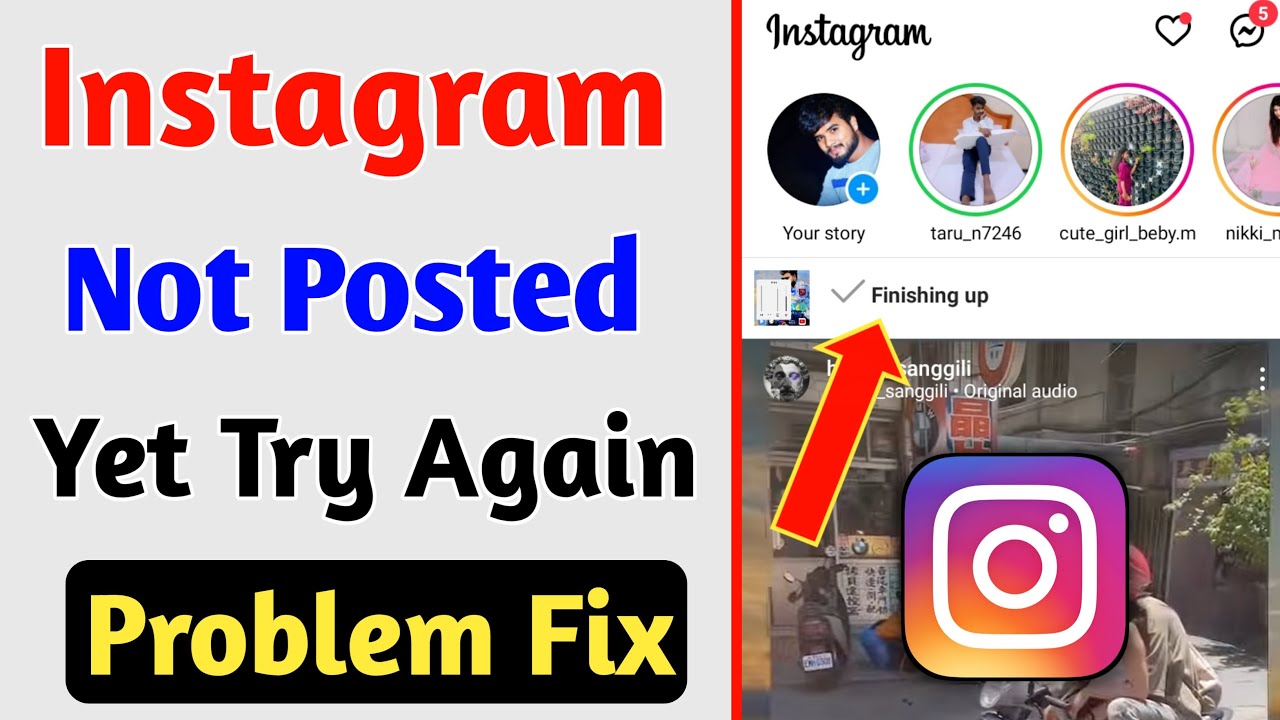 How To Fix instgram Not Posted Yet Try Again Problem 2024 - YouTube