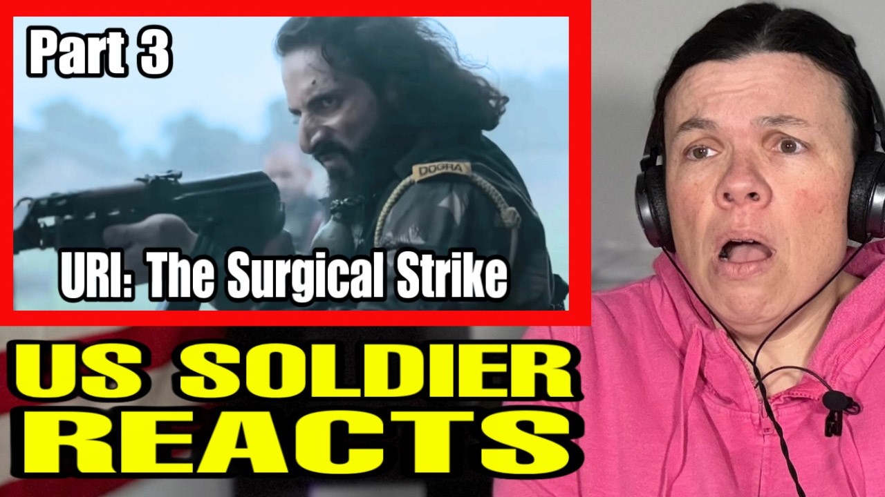 URI: THE SURGICAL STRIKE 3/8 Movie Reaction! Vicky Kaushal (US Soldier ...