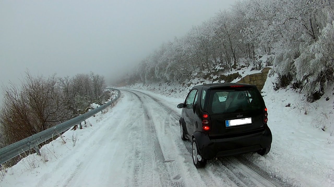 Fomos à Neve de Smart ForTwo!! - YouTube