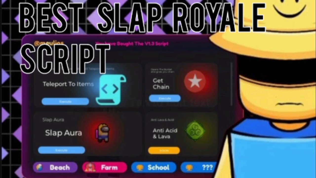 BEST SLAP ROYALE SCRIPT BY @meulioshub | SlapBattlesScript - YouTube
