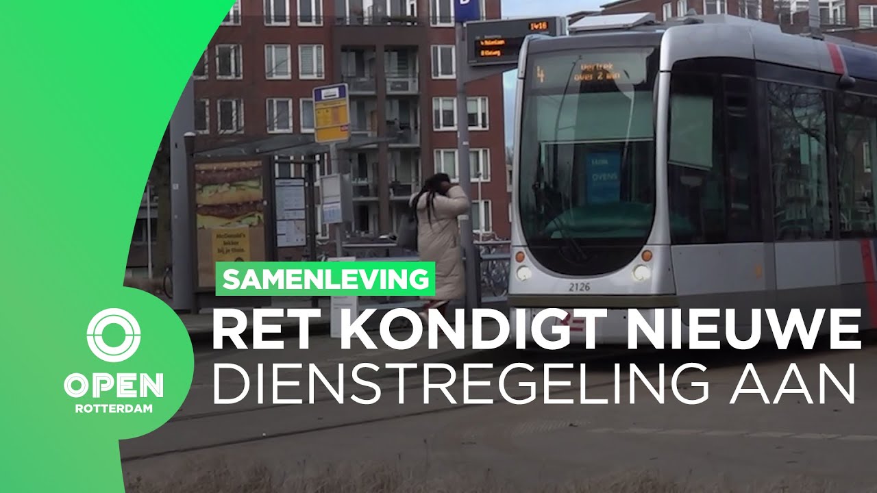 Nieuwe dienstregeling RET: ‘Elk jaar kijken we naar de vraag en het ...