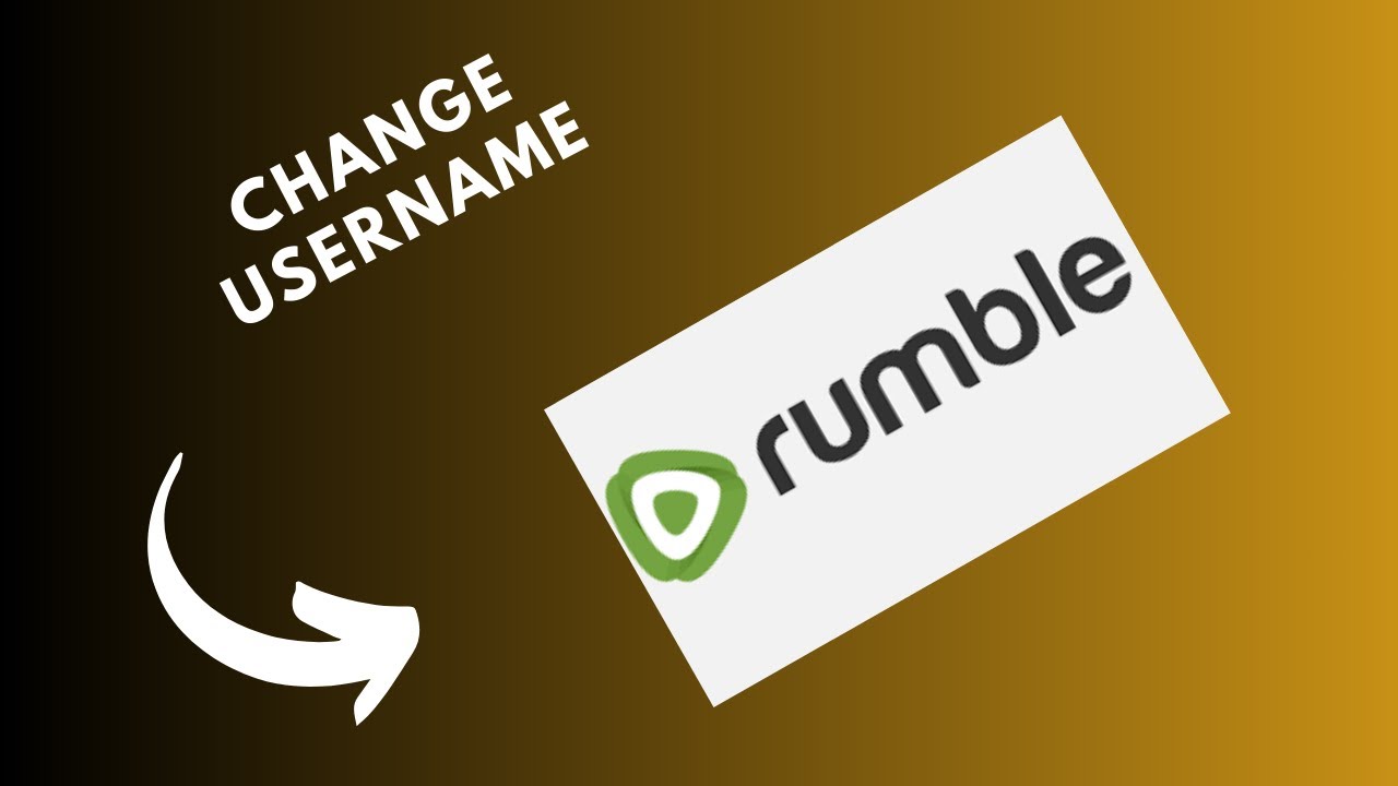 how to change rumble username - YouTube