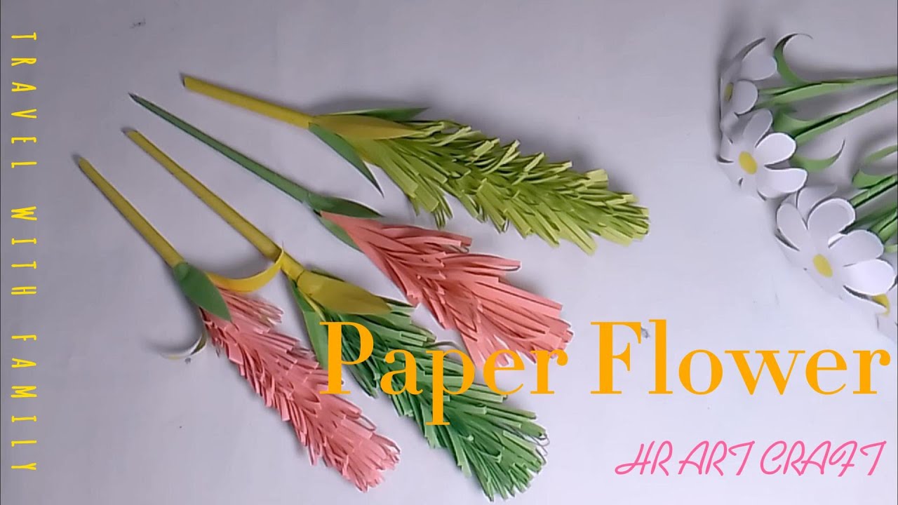 1 Amazing paper craft || Paper flower Tree || Handmade flower with ...