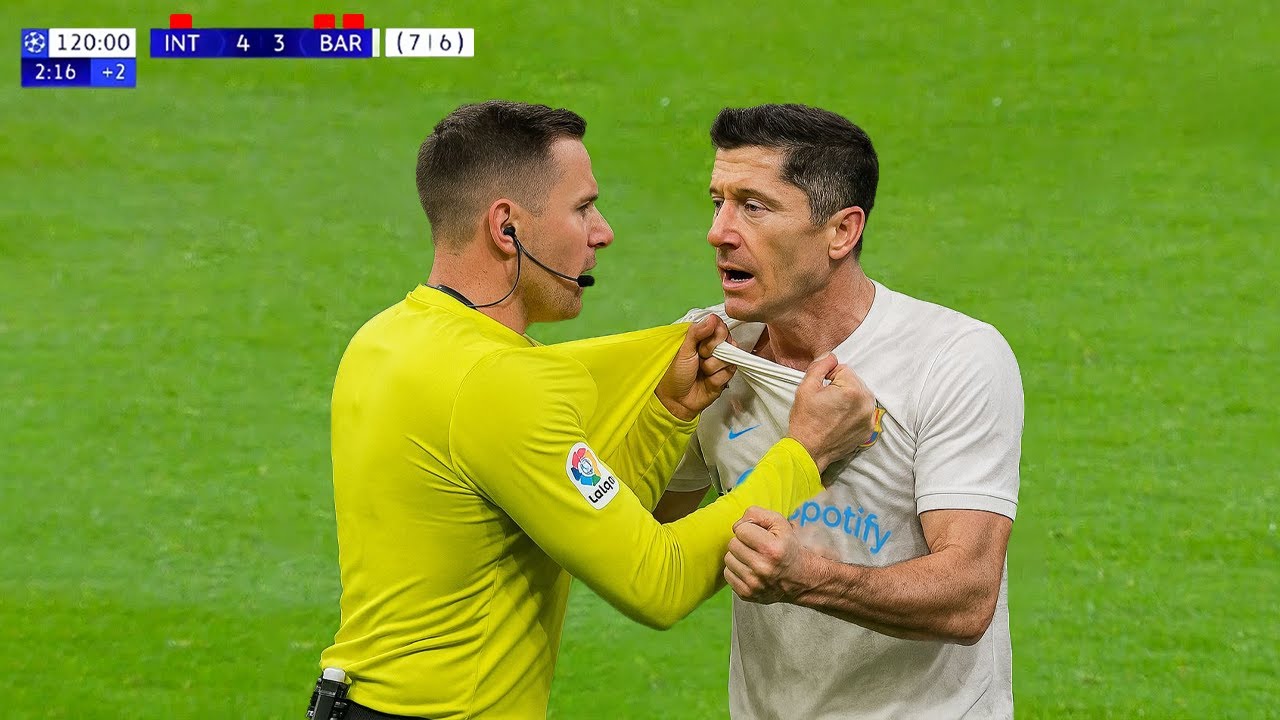 Players vs Referees: Crazy Moments! - YouTube