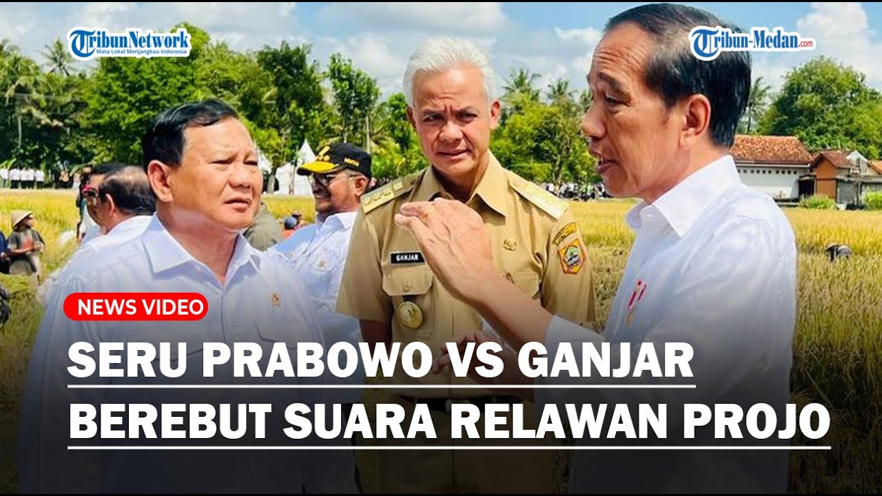 SERU PRABOWO VS GANJAR, Ratusan Organisasi Relawan Projo yang Pro Jokowi Kini Dukung Capres PDIP ...