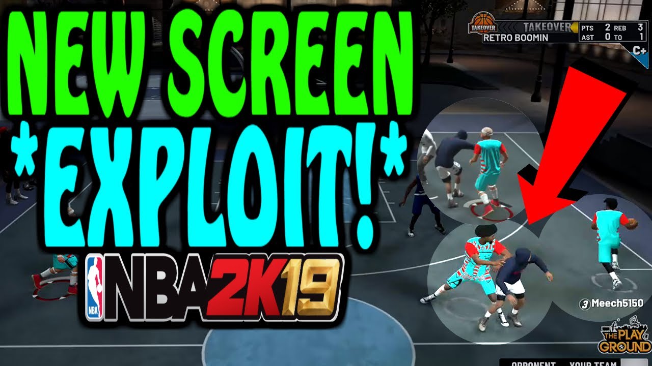 NEW NBA 2K19 SCREEN CHEESE!!! OP!MYPARK! - YouTube