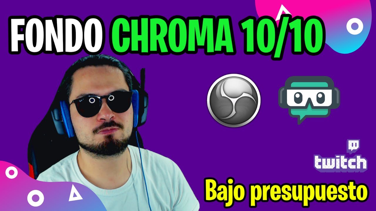 Como configurar un CHROMA para tu STREAM | Fondo Chroma | iluminación ...
