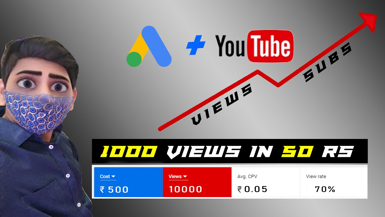 How to Create YouTube AD with Google AdWords || Gain subs and views ...