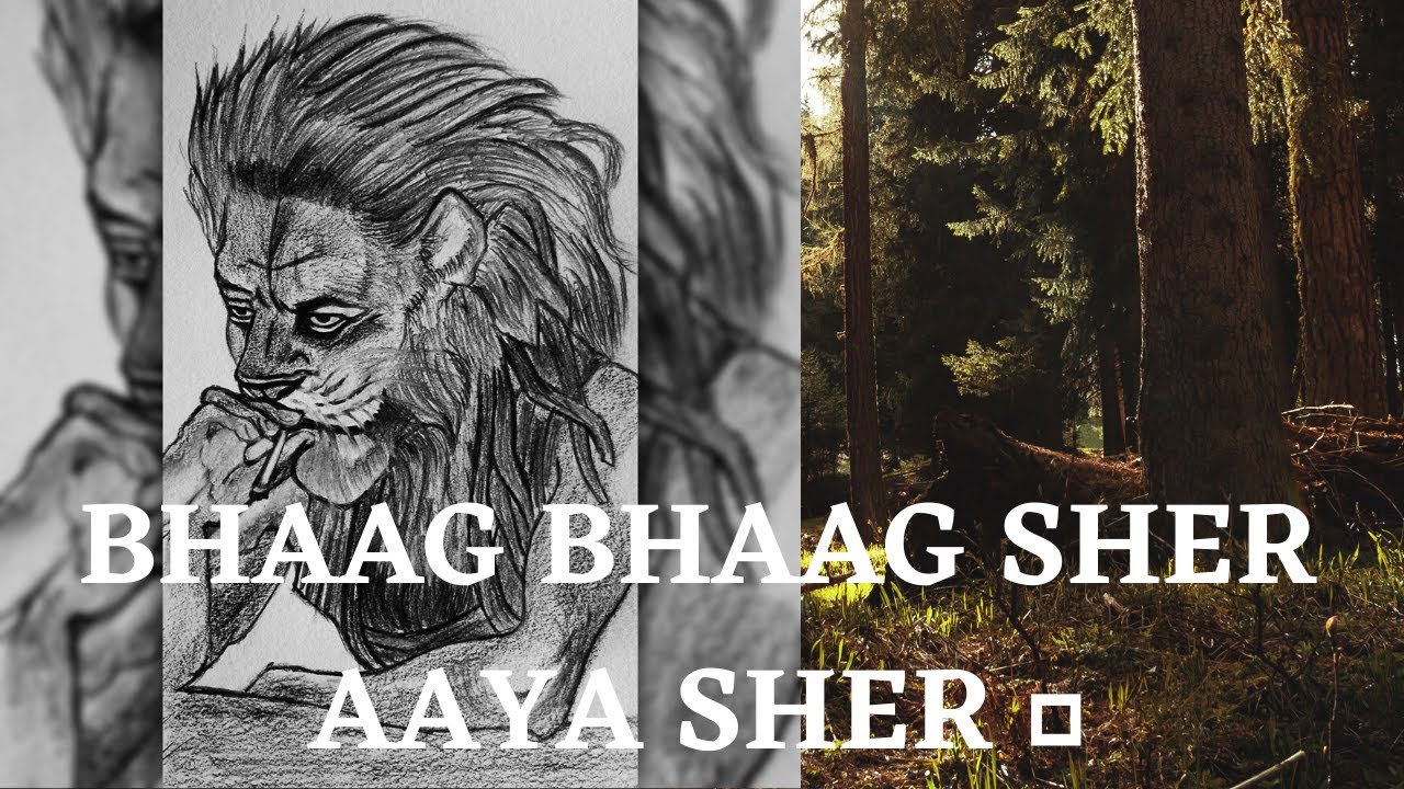 BHAAG BHAAG SHER AAYA SHER 🦁 #HYBRID #HUMAN #MUSAVVIRANNA !! - YouTube