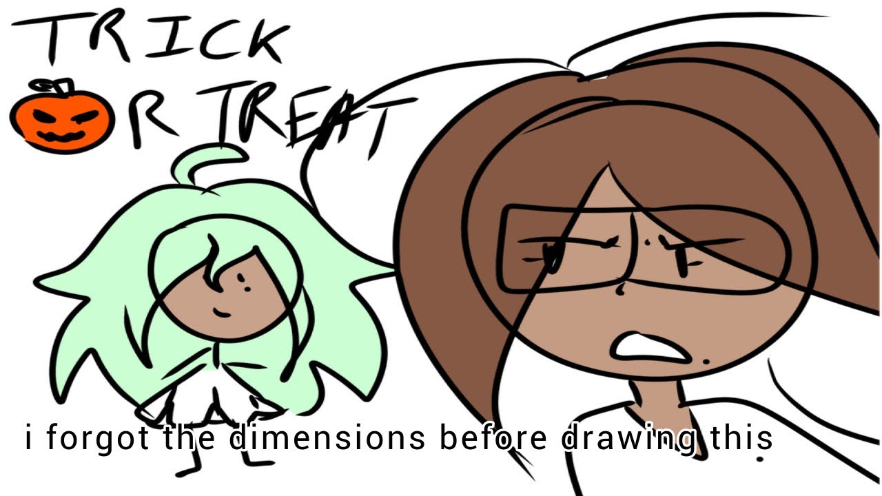 trick or treat (shitty OC animatic) - YouTube