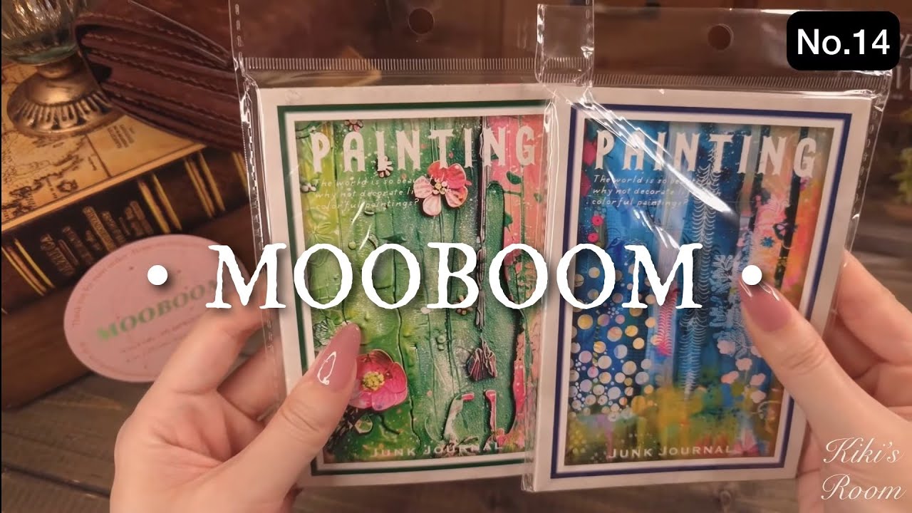 🌹新しいコラージュ素材の開封/New Journal supplies｜MOOBOOM｜Unboxing ASMR - YouTube