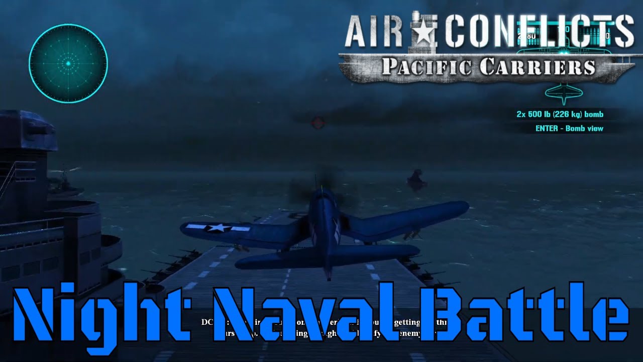 Night Naval Battle United States Navy Air Conflict Pacific Carriers ...