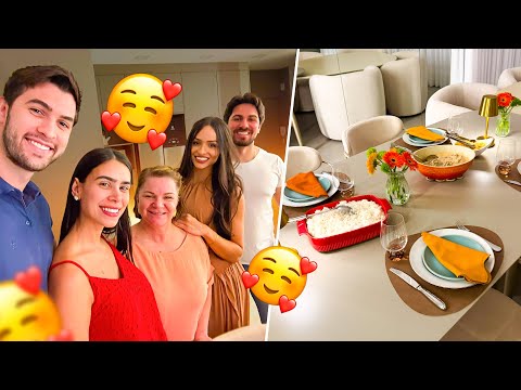 FIZ UM JANTAR PARA MINHA FAMÍLIA!