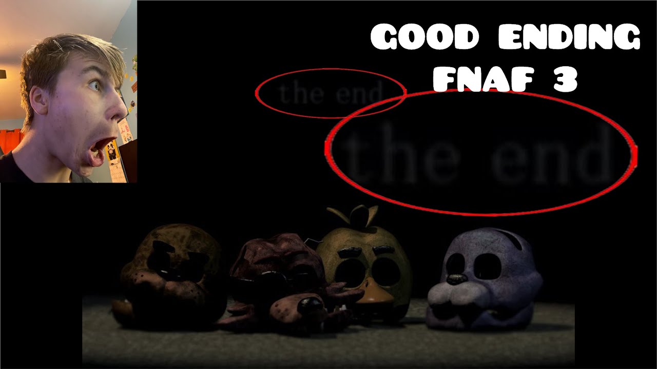 The end: FNaF 3 Good Ending! - YouTube