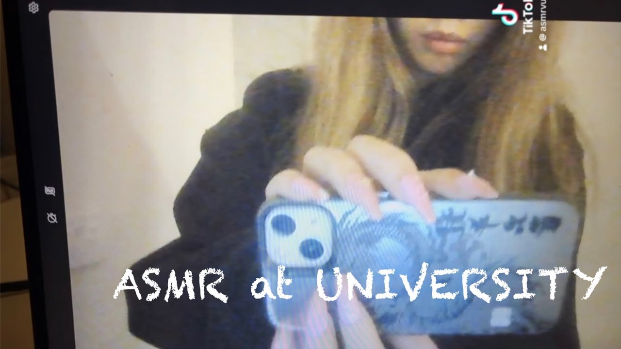 ASMR at UNIVERSITY (public asmr) - YouTube