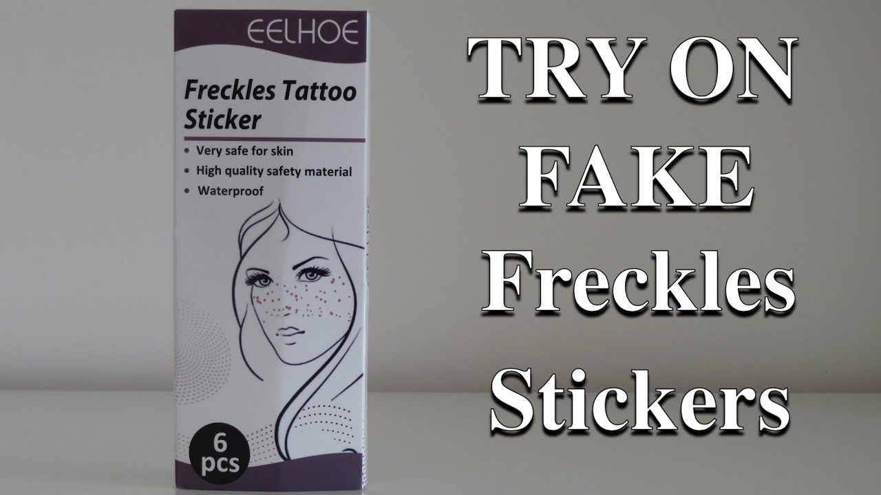 Try On ~ FRECKLES TATTOO STICKERS ~. - YouTube