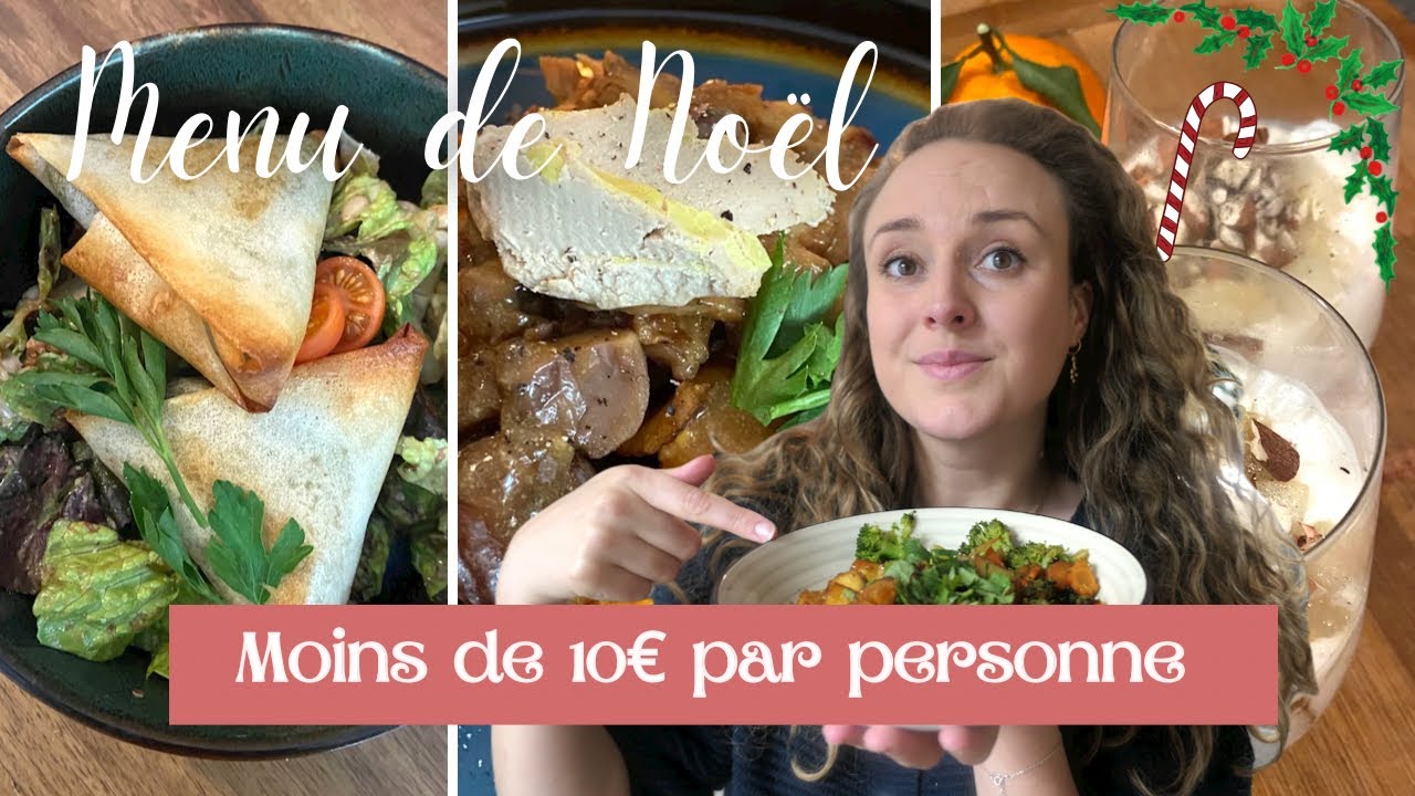 MENU DE NOËL | 3 recettes super simples & économiques - YouTube