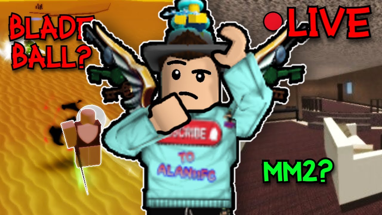🔴LIVE PLAYING BLADE BALL AND MM2 WITH FANS🔴 - YouTube