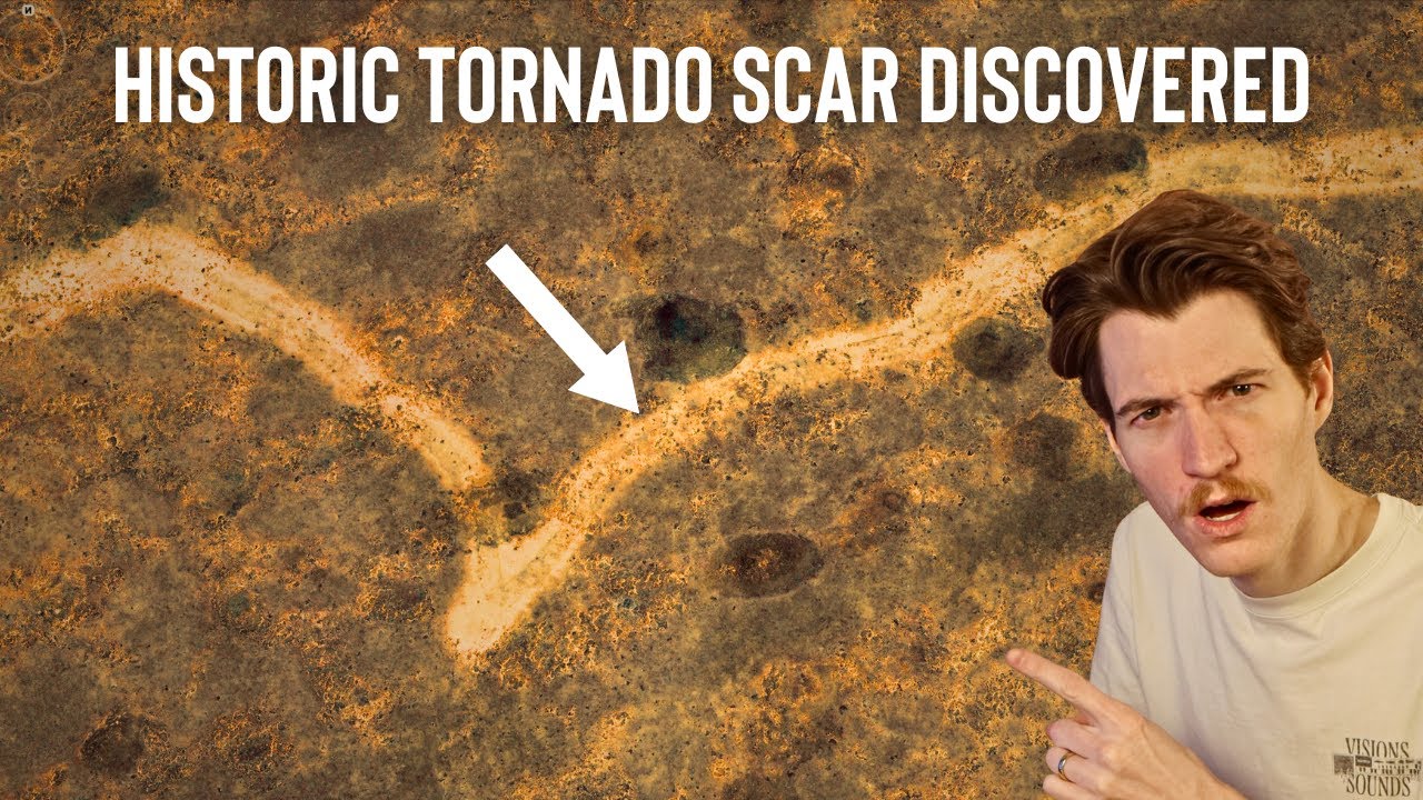 RARE UNDISCOVERED TORNADO SCAR - Recently Found on Google Earth! - YouTube