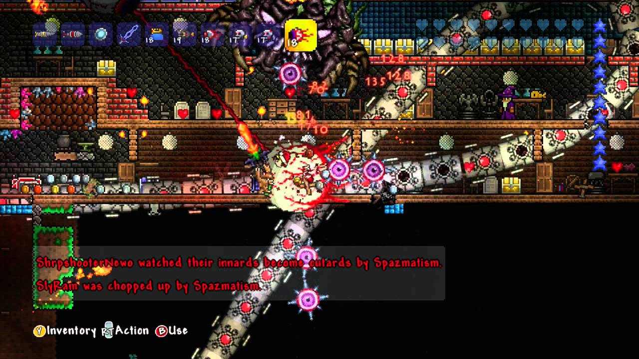 Random boss prank on Terraria - YouTube