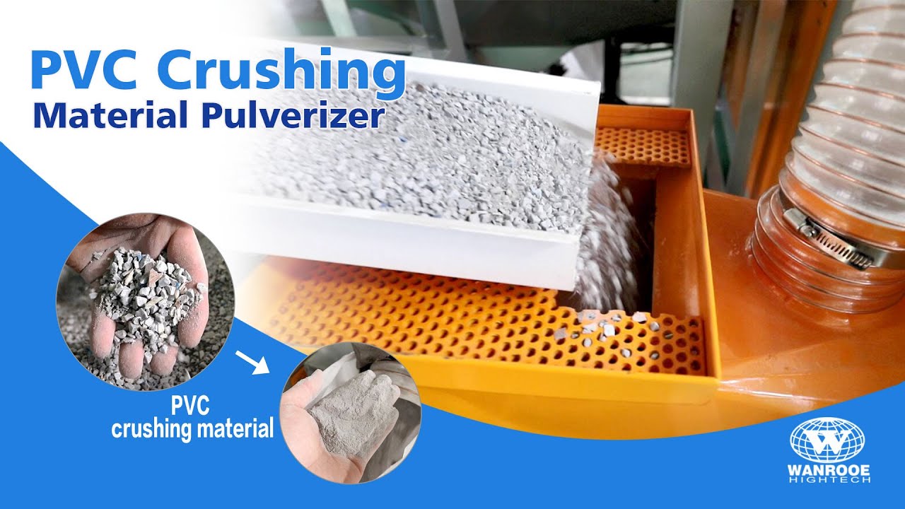 PNMP-600 PVC Crushing Material Plastic Pulverizer Machine Plastic ...