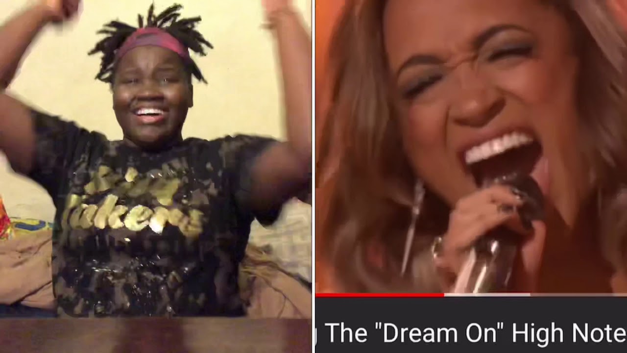 Who Sang the "Dream On" high note the best? Reaction - Loni T🌹😝 - YouTube
