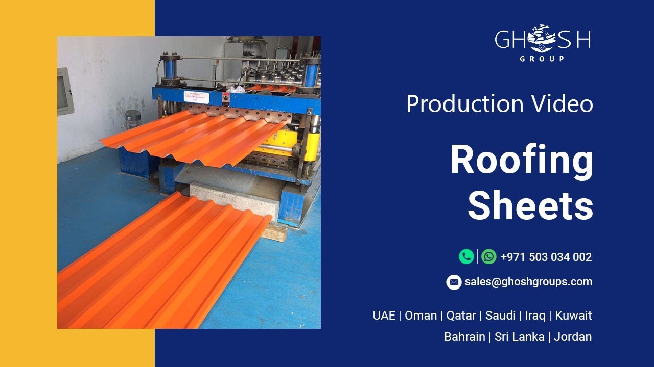 👉 Corrugated Roofing Sheets / Sinusoidal Wave Profile Supplier in the ...