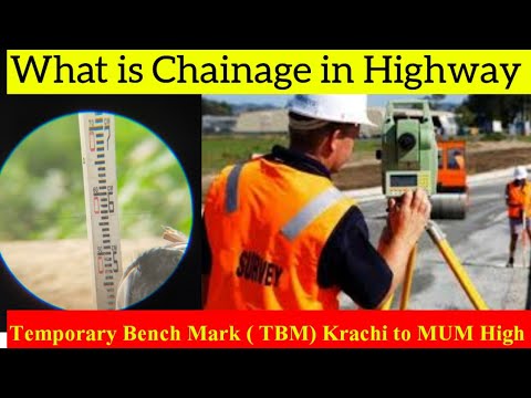what is Chainage | What is TBM in survey | Survey Engineering | Auto ...
