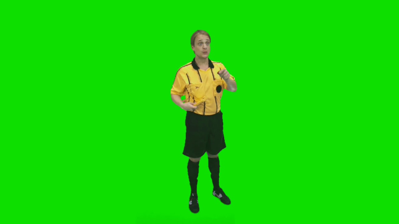 #47 green screen - football ref - YouTube