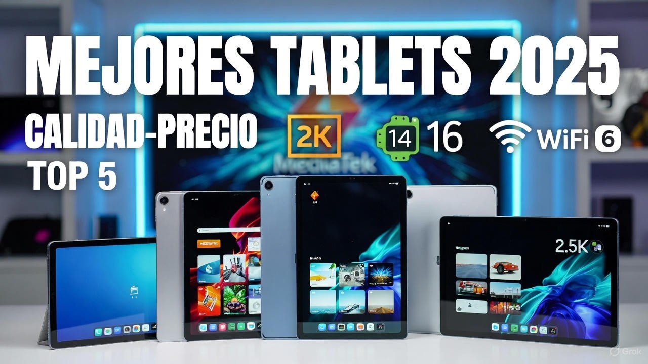 TOP 5 Mejores TABLETS Calidad Precio 2026 | Android 15/16 | Lenovo ...